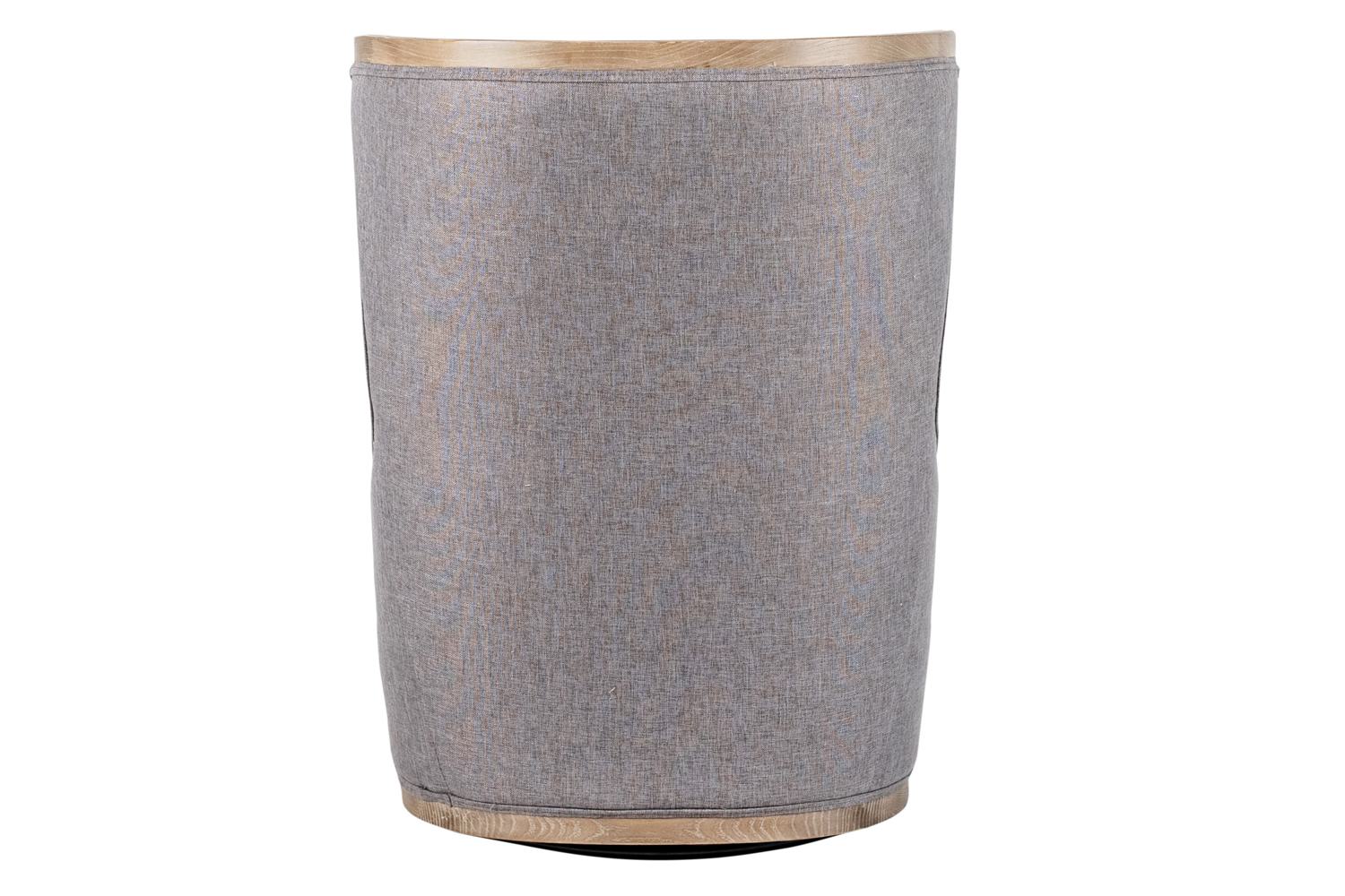 Ivy Gray Swivel Accent Chair - Georgia Furniture Mart