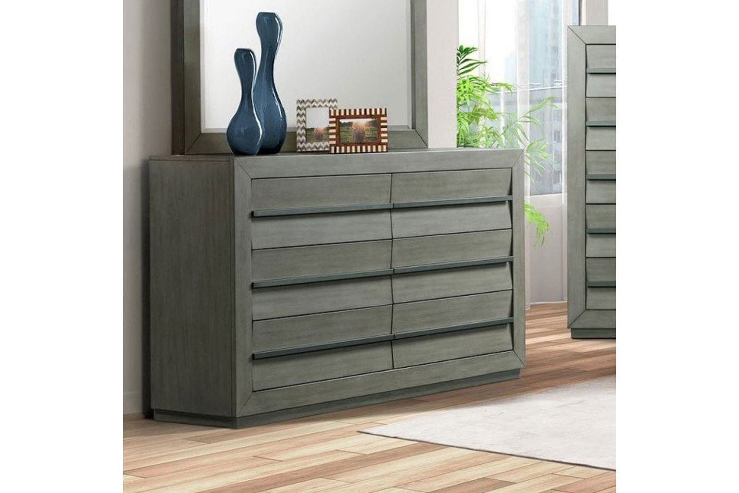 Zig Gray Dresser - Georgia Furniture Mart