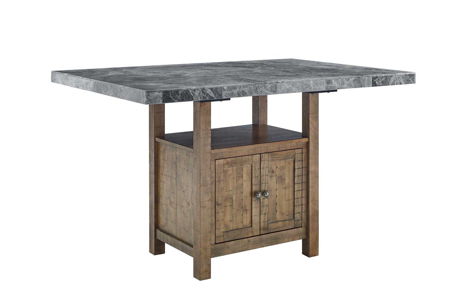 Grayson Gray 5 Piece Counter Height Set - Georgia Furniture Mart