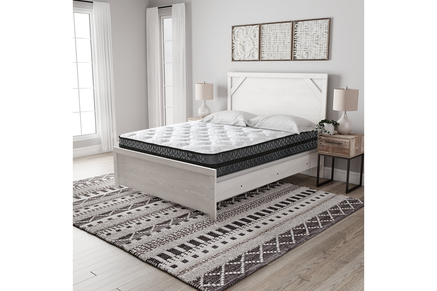 Ashley Bonnell Hybrid 10" Medium King Mattress - Georgia Furniture Mart