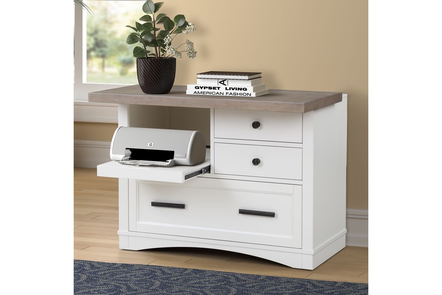 Americana Modern Cotton File With Power Center - Georgia Furniture Mart