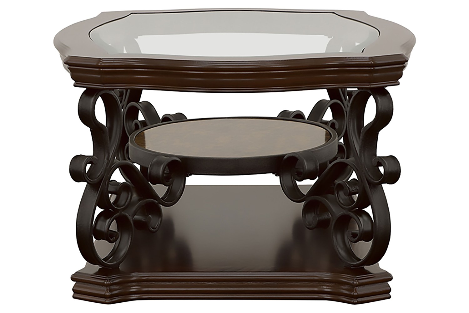 Laney Deep Merlot Coffee Table - Georgia Furniture Mart