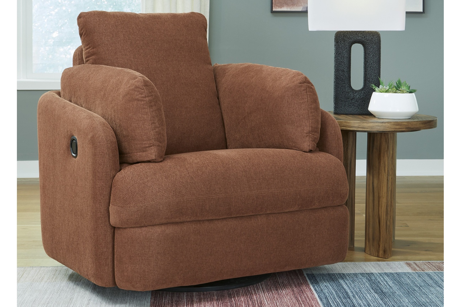 Modmax Spice Swivel Glider Recliner - Georgia Furniture Mart