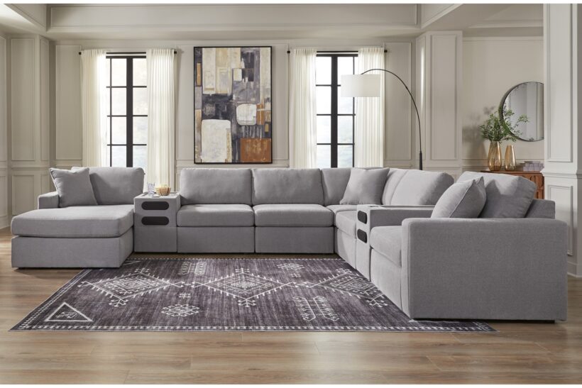 Modmax Granite 8-Piece Sectional With Audio System And Chaise - Georgia ...