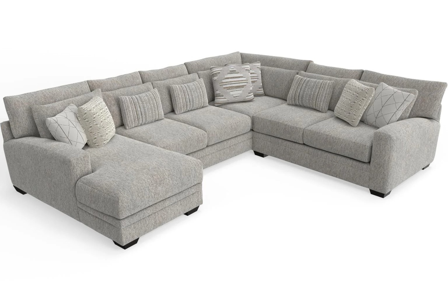 Brighton Wheat 3-Piece Sectional With Left Chaise - Georgia Furniture Mart