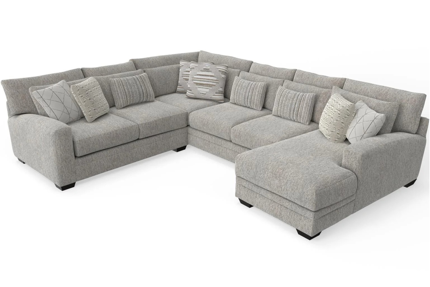 Brighton Wheat 3-Piece Sectional With Right Chaise - Georgia Furniture Mart