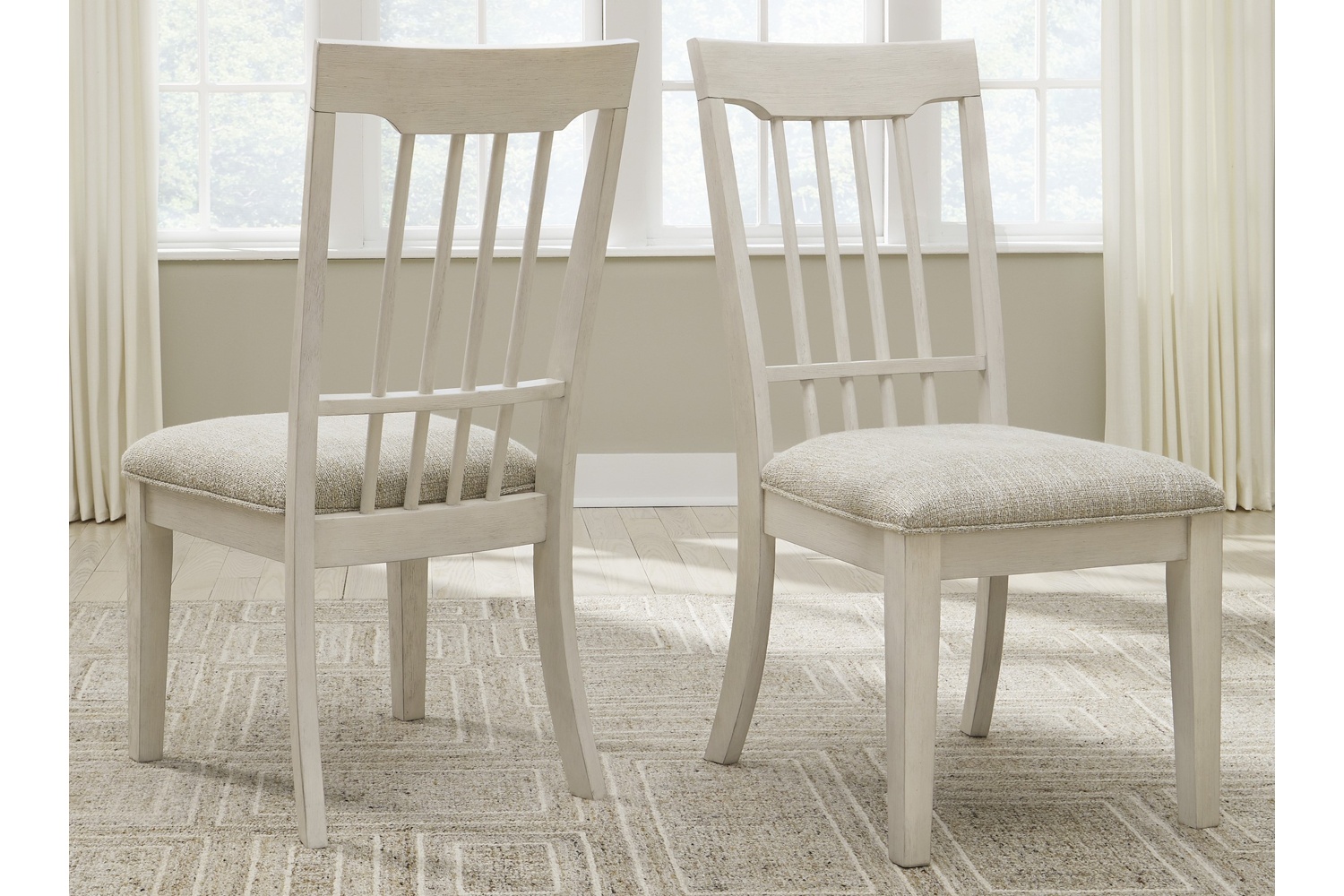 Shaybrock Antique White 7 Piece Dining Set - Georgia Furniture Mart