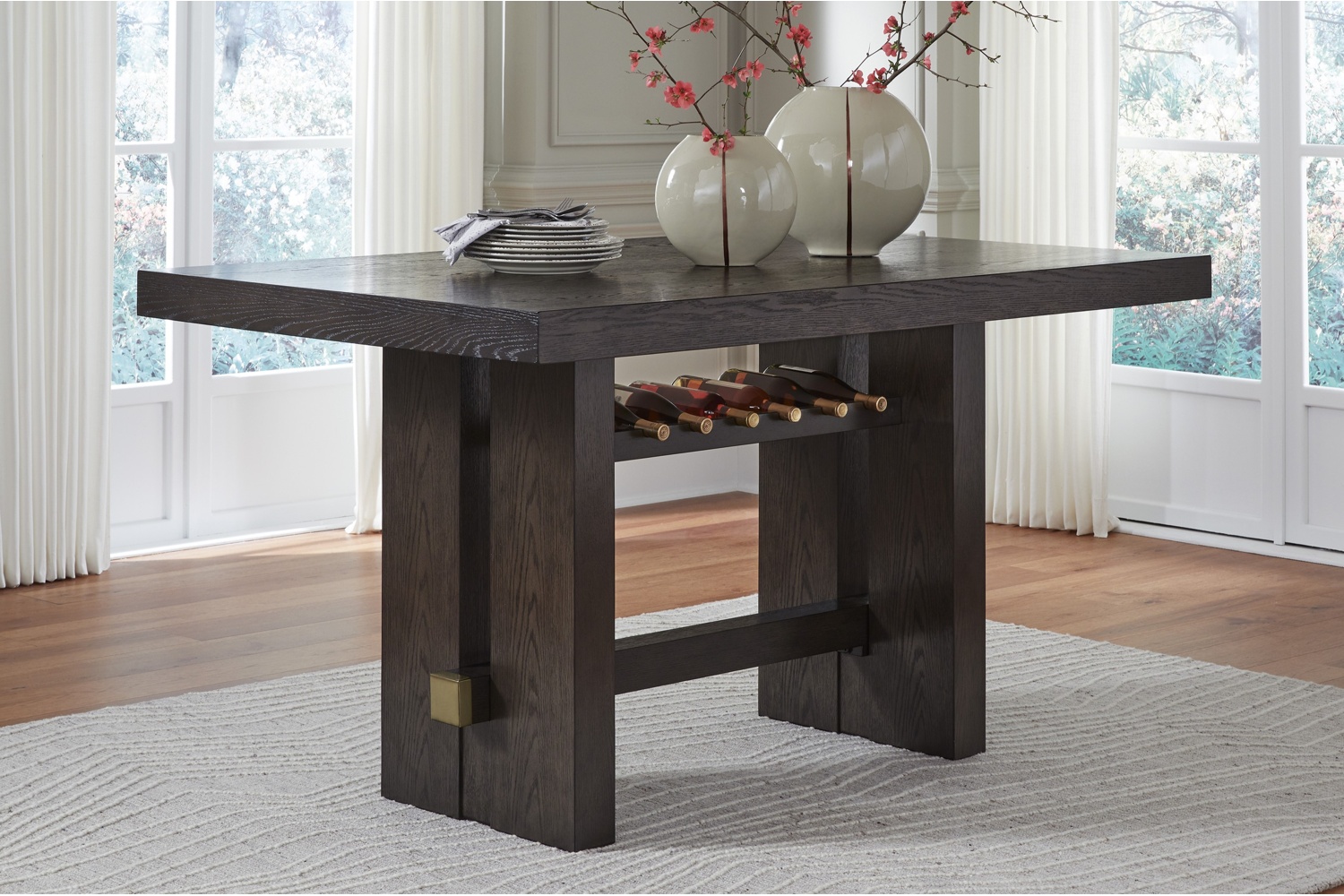 Burkhaus Counter Height Rectangle Dining Table - Georgia Furniture Mart
