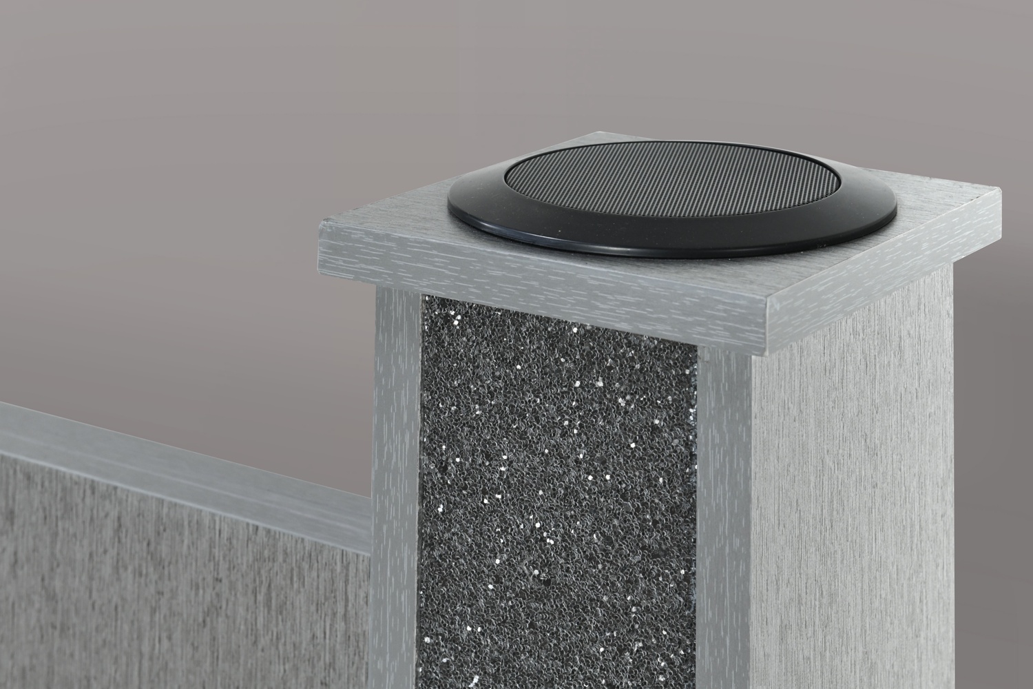 Logan Silver King 5 Piece Bedroom Set With LED And Speakers - Georgia ...