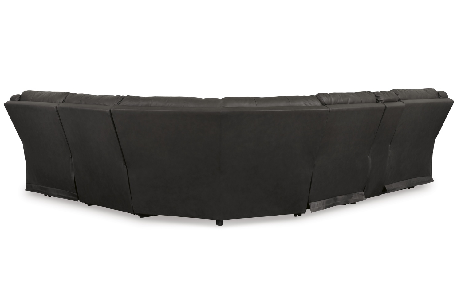 Mackie Storm Leather 6-Piece Power Reclining Sectional - Georgia ...